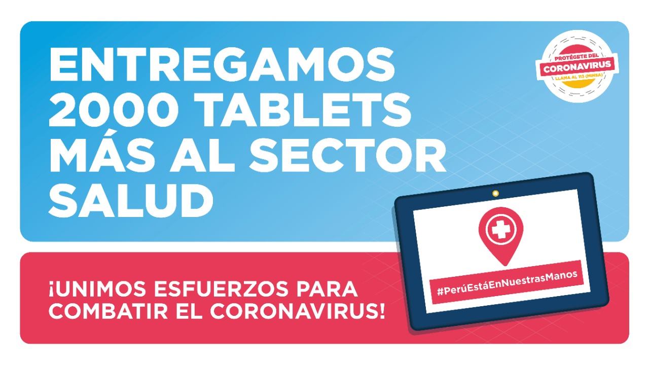 MTC dona 2000 tablets adicionales al Ministerio de Salud para ...
